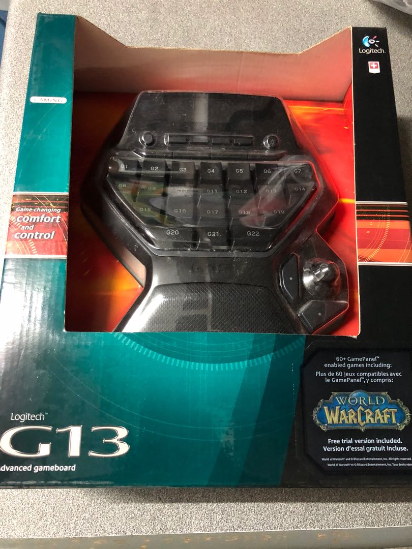 Logitech G13 gaming keyboard advanced gameboard like new, Computers ...