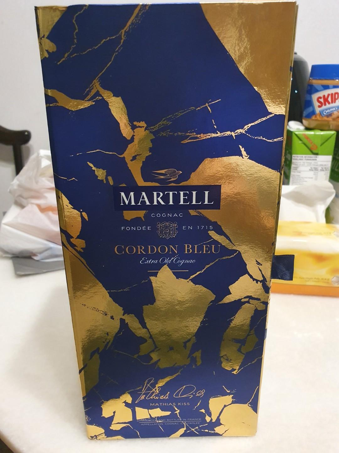 Martell Cordon Bleu 1l Gold Limited edition, Food & Drinks, Alcoholic ...