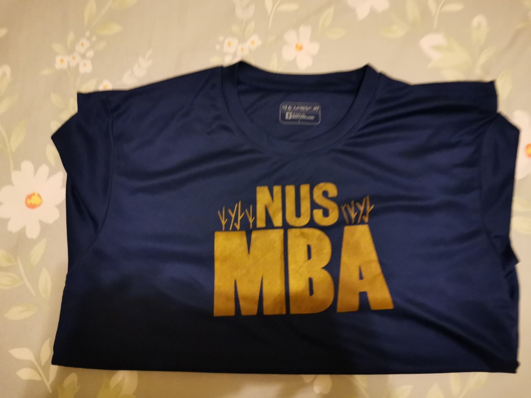 NUS MBA dri fit t-shirt L size, Men's Fashion, Activewear on Carousell