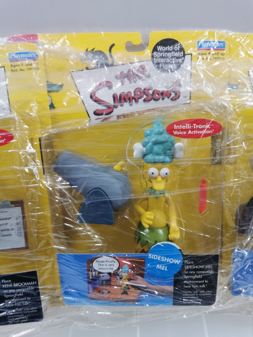 Playmates The Simpsons 阿森一族 Sideshow Mel 6吋發聲公仔, 興趣及遊戲, 玩具 & 遊戲類 ...