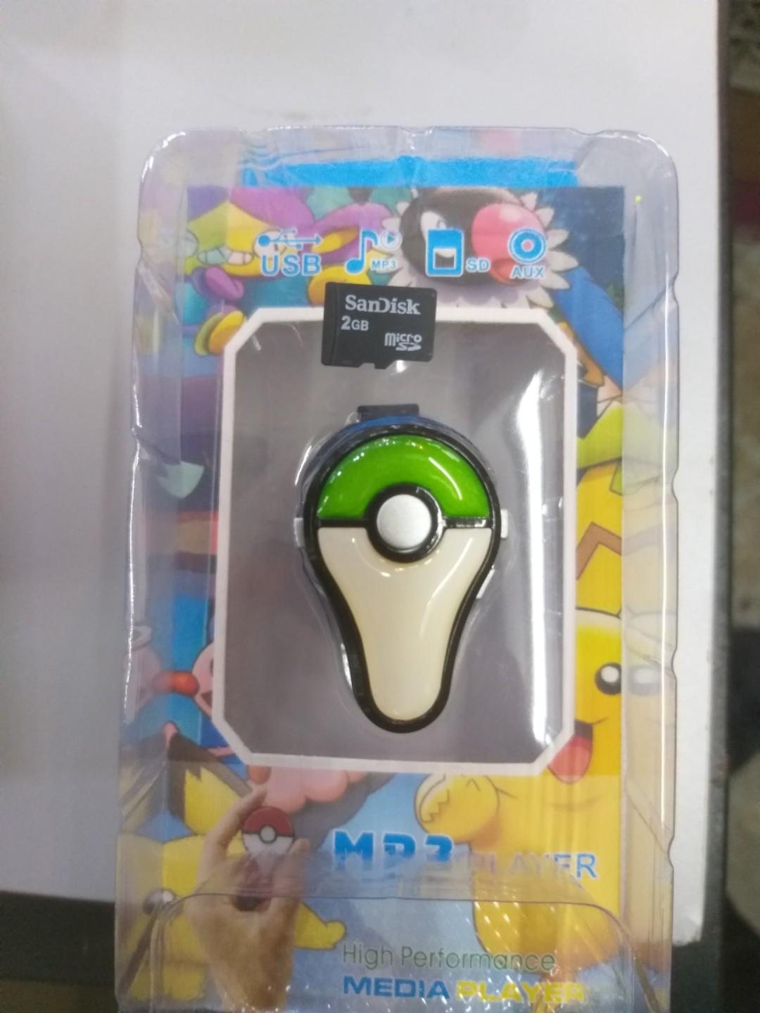 Pokemon MP3 Headphone Player, 音響器材, 可攜式音響設備 - Carousell