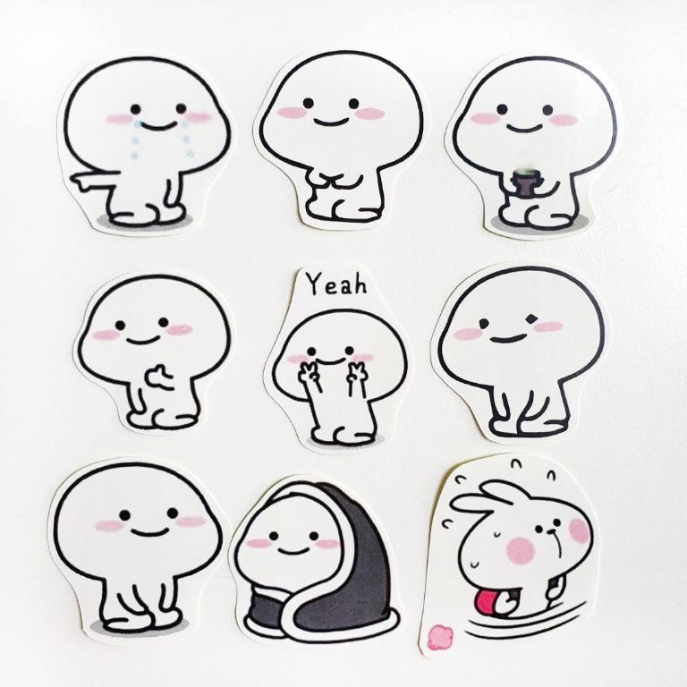 Puny Telegram Stickers, Hobbies & Toys, Stationery & Craft, Craft ...