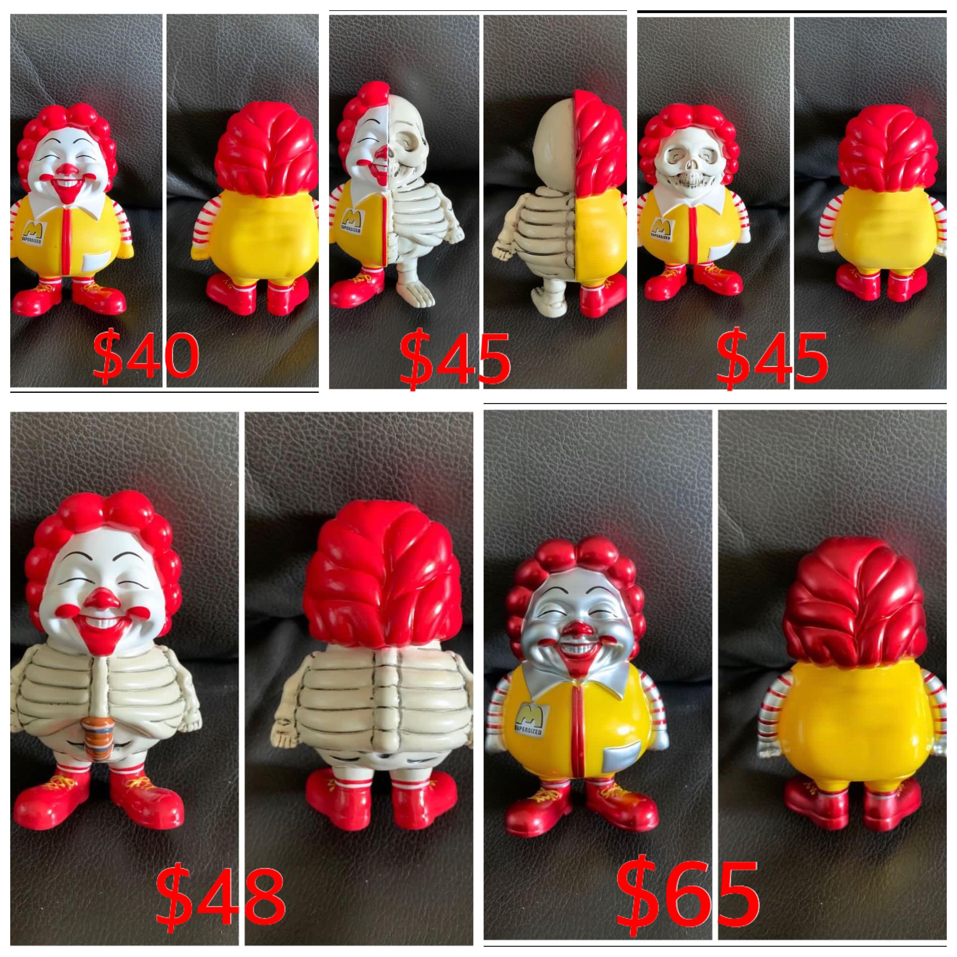 Ron English Secret Base Propaganda Mini Supersized Me McDonald, Toys ...