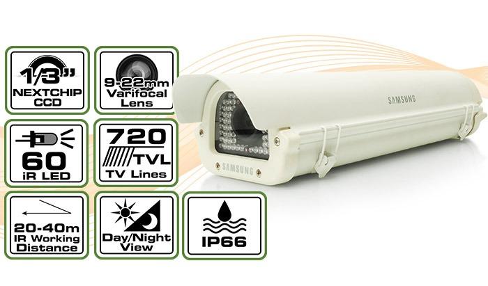 Samsung STH-500 700TVL Side Open Weatherproof Camera, Furniture & Home ...
