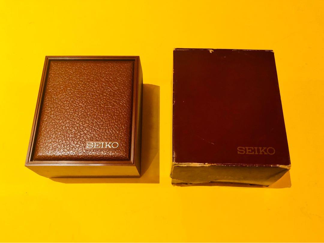 Seiko vintage watch box, Men's Fashion, Watches on Carousell