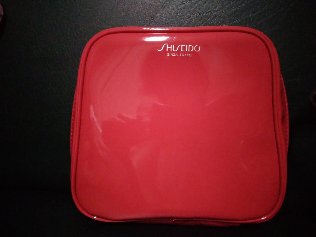 Shiseido red handbag, Women's Fashion, Bags & Wallets, Purses & Pouches ...