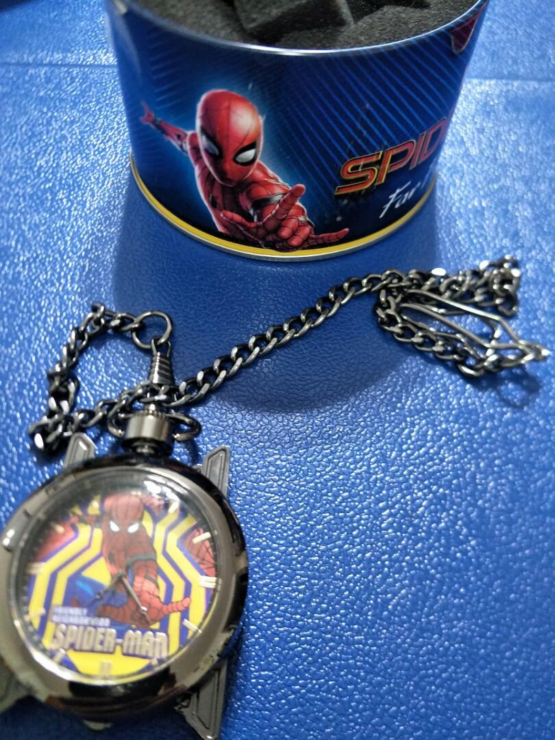 Spider man pocket watch. No way home. Tobera catching game, Hobbies ...