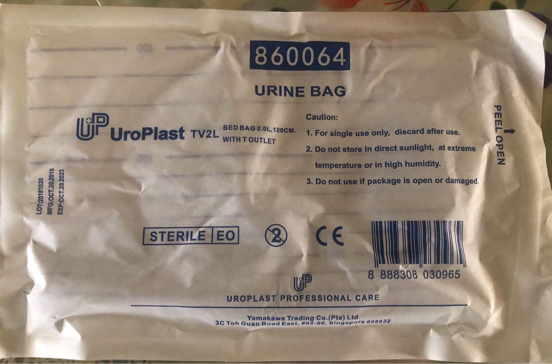 UROPLAST URINE BAG 2 LITRES, Everything Else on Carousell