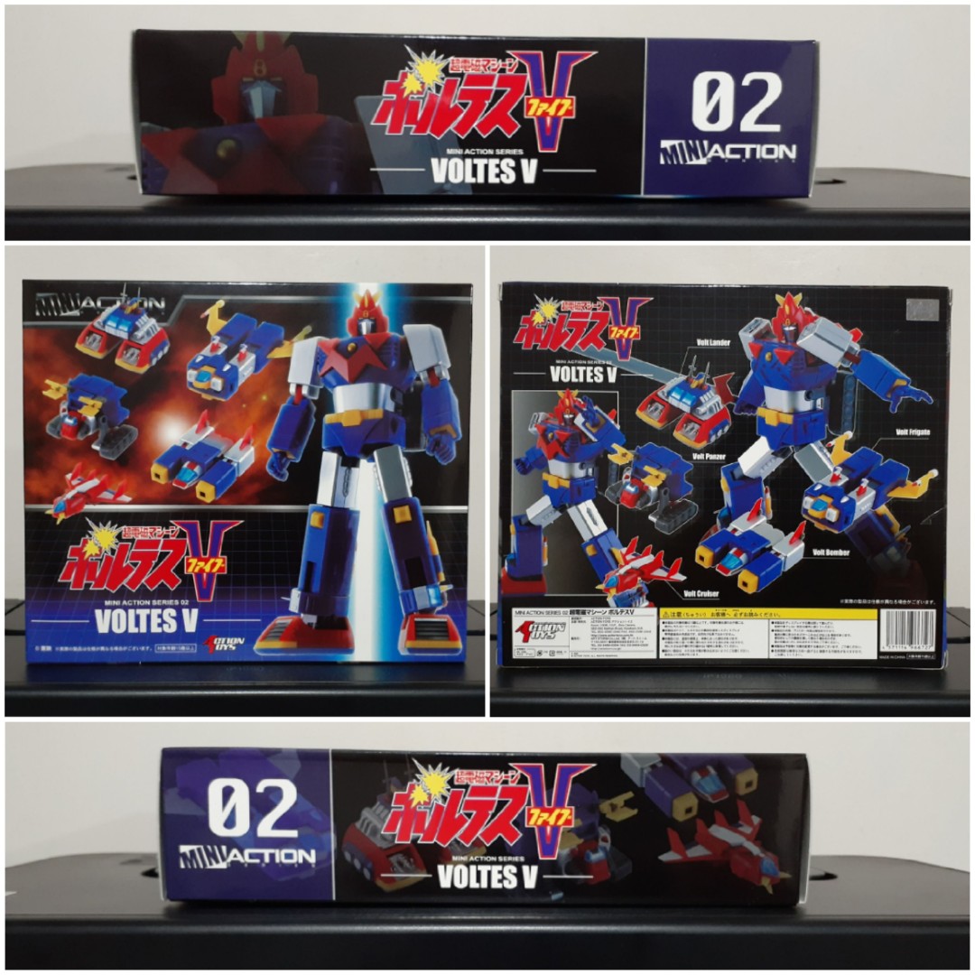 Voltes V Mini-Action Figure Toy + FREE Sticker, Hobbies & Toys, Toys ...