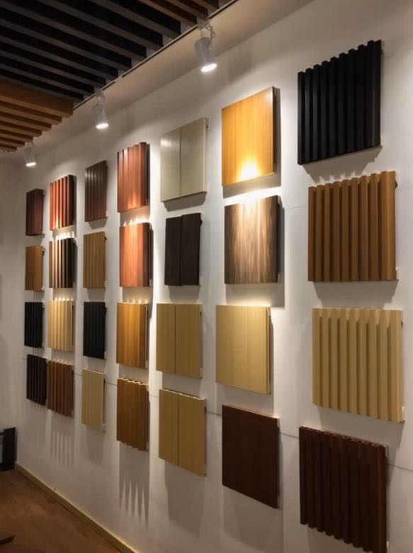Wall Cladding_Wood Strips_Fluted Wood, Furniture & Home Living, Home ...