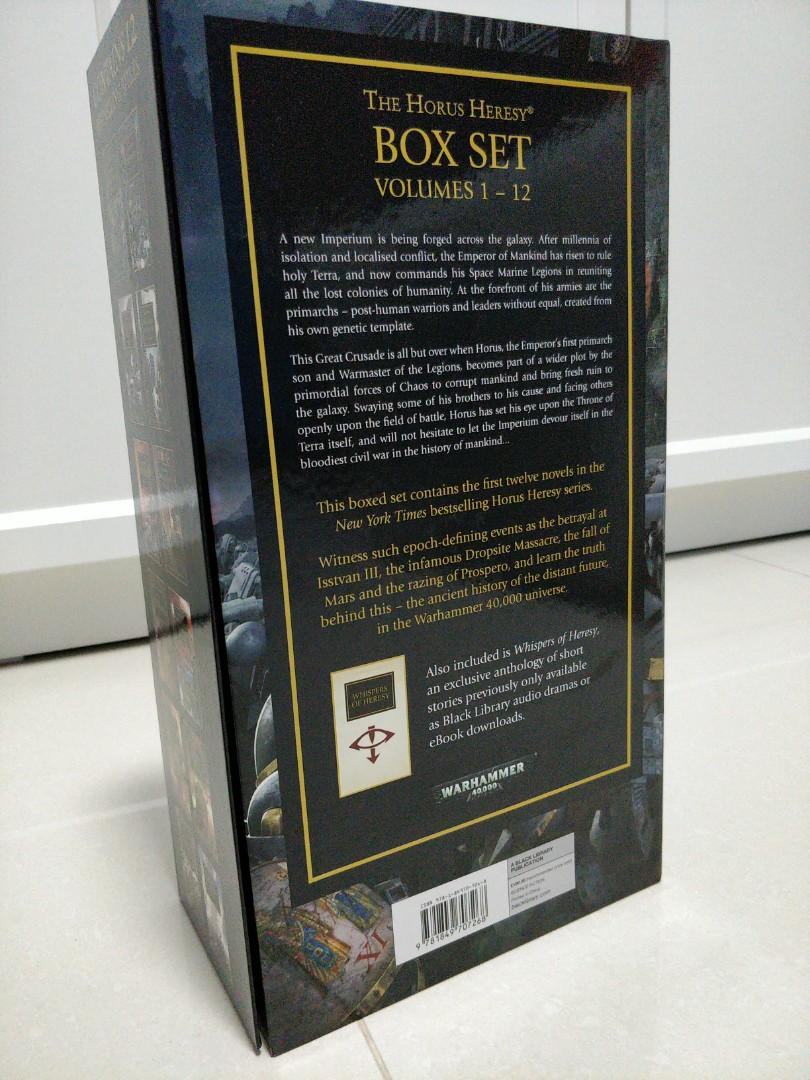 Warhammer 40,000: The Horus Heresy Volumes 1-12 Box Set, Hobbies & Toys ...