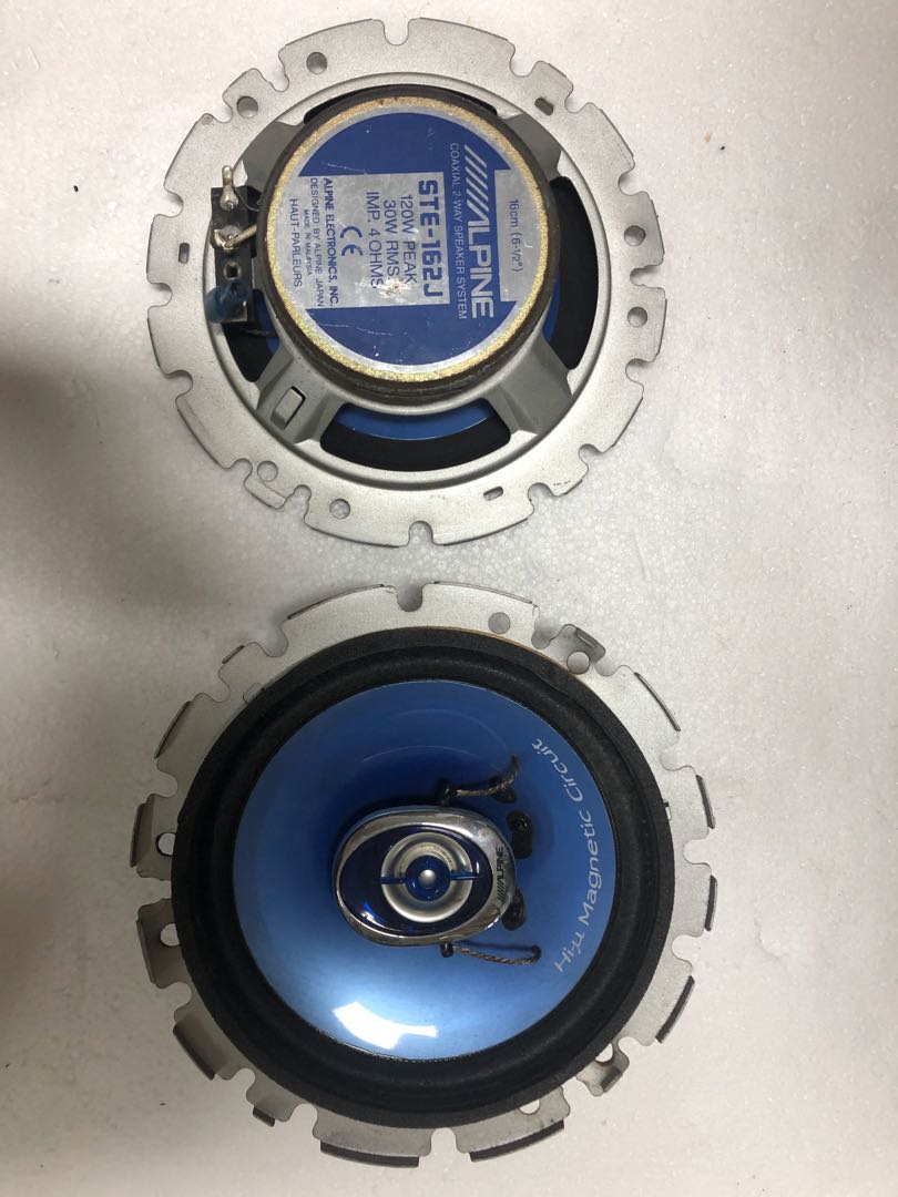 Alpine set-162j 6.5inch 6.5吋 中低音 $350, 汽車配件, 電子配件 - Carousell