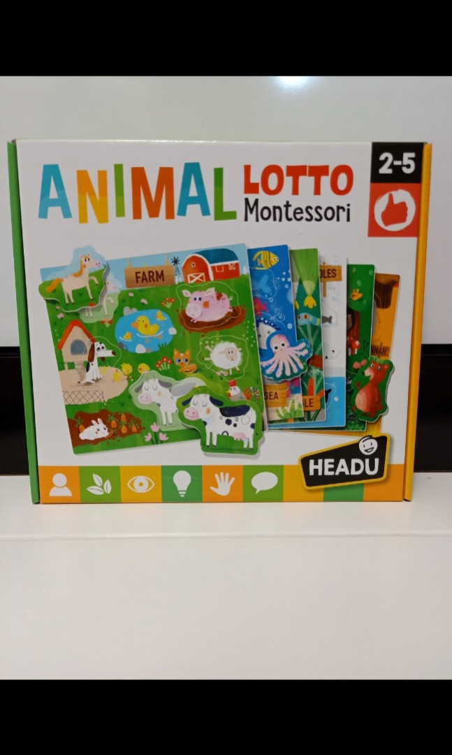 Animal Lotto Montessori, Hobbies & Toys, Toys & Games on Carousell