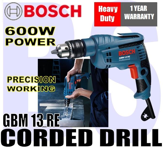 BANSOON BOSCH GBM 13 RE Professional Drill. 1 year warranty. Drill up to 13mm in steel & 30mm in ...
