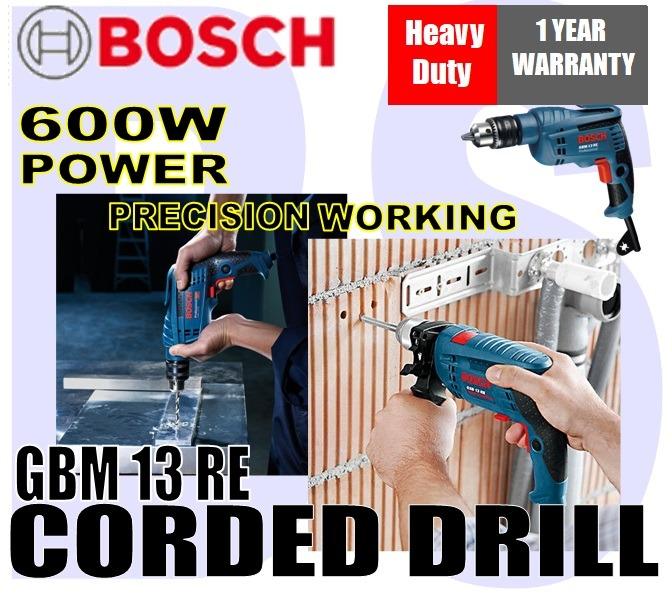 BANSOON BOSCH GBM 13 RE Professional Drill. 1 year warranty. Drill up ...