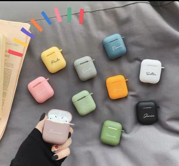 Customise Airpod 1/2/pro rubber casing, Mobile Phones & Gadgets, Mobile ...