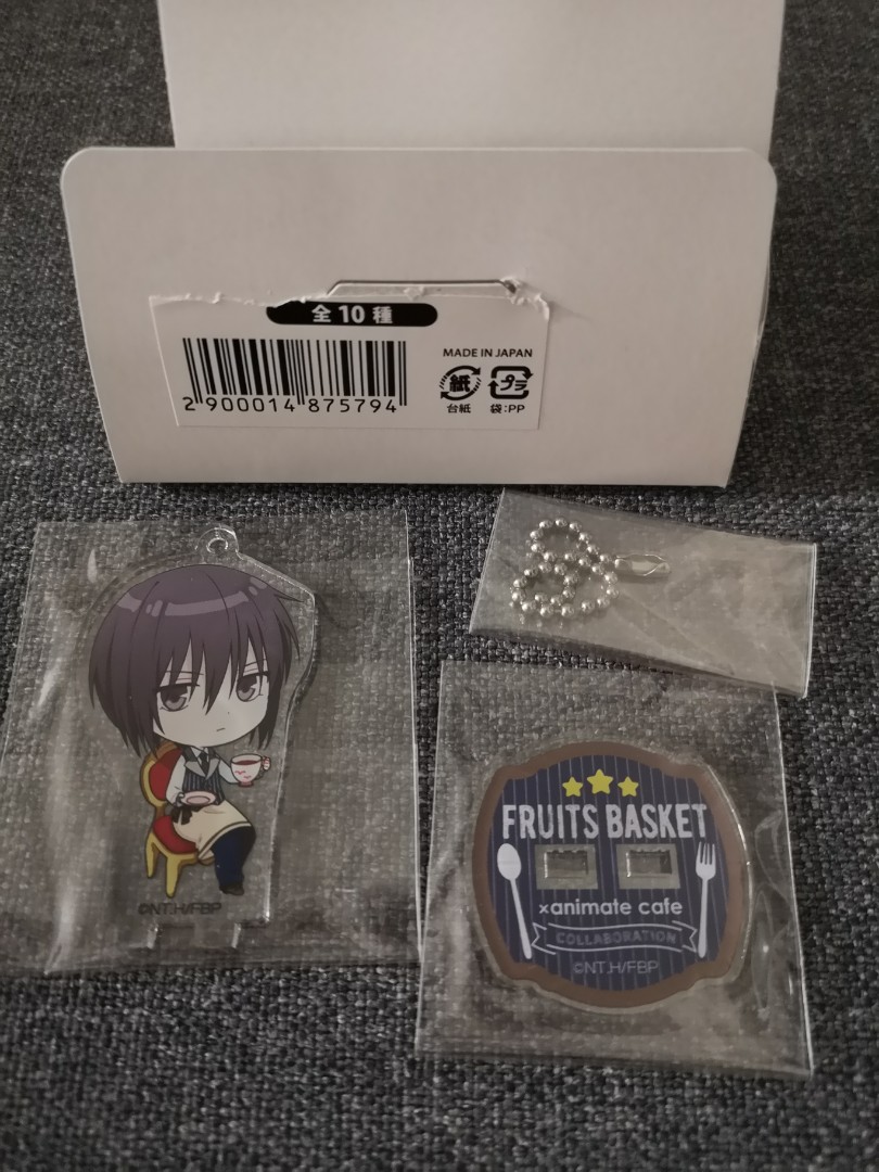 Fruits basket x animate cafe clear standee, Hobbies & Toys, Toys ...