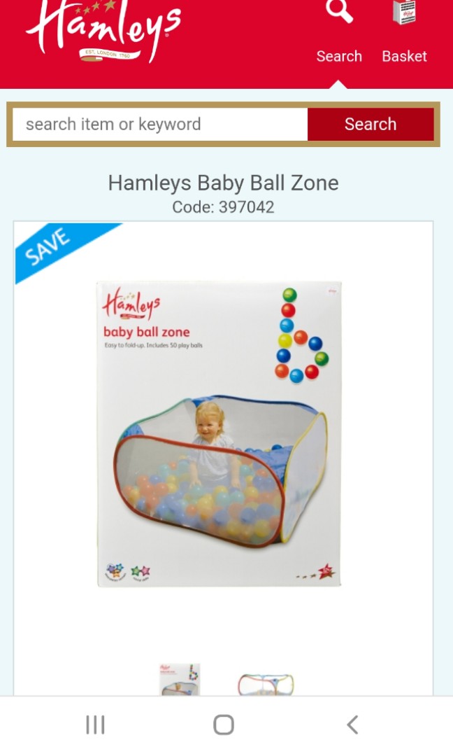 Hamleys ball pit, Hobbies & Toys, Toys & Games on Carousell