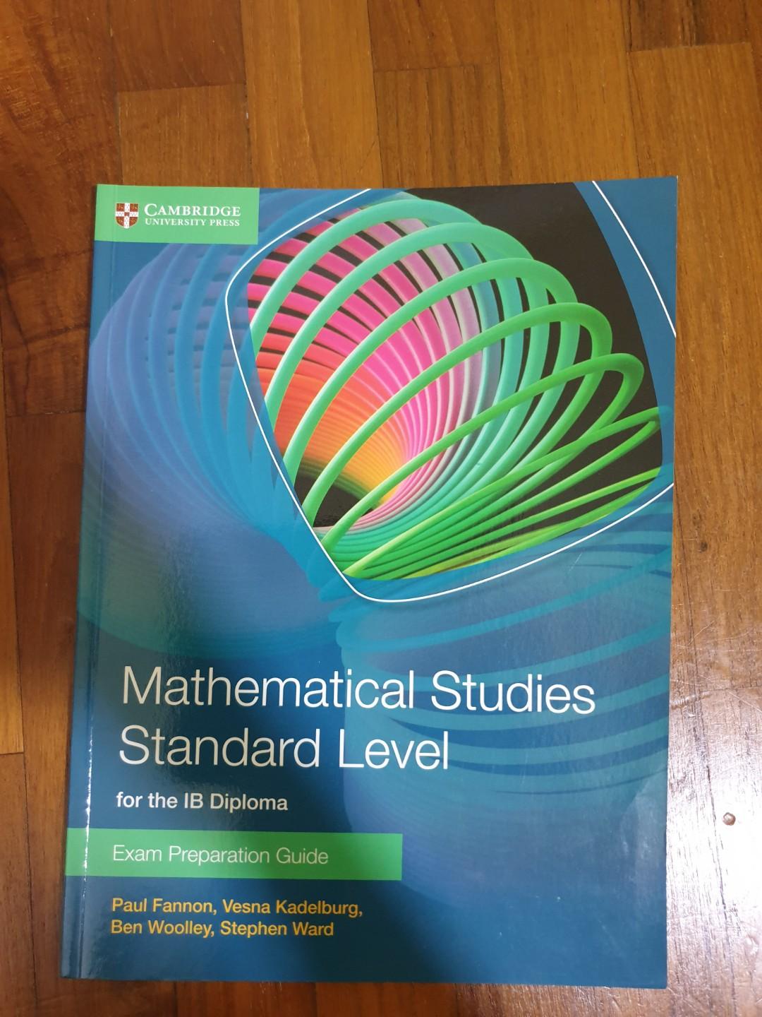 IB Math Studies SL exam preparation guide, Hobbies & Toys, Books ...