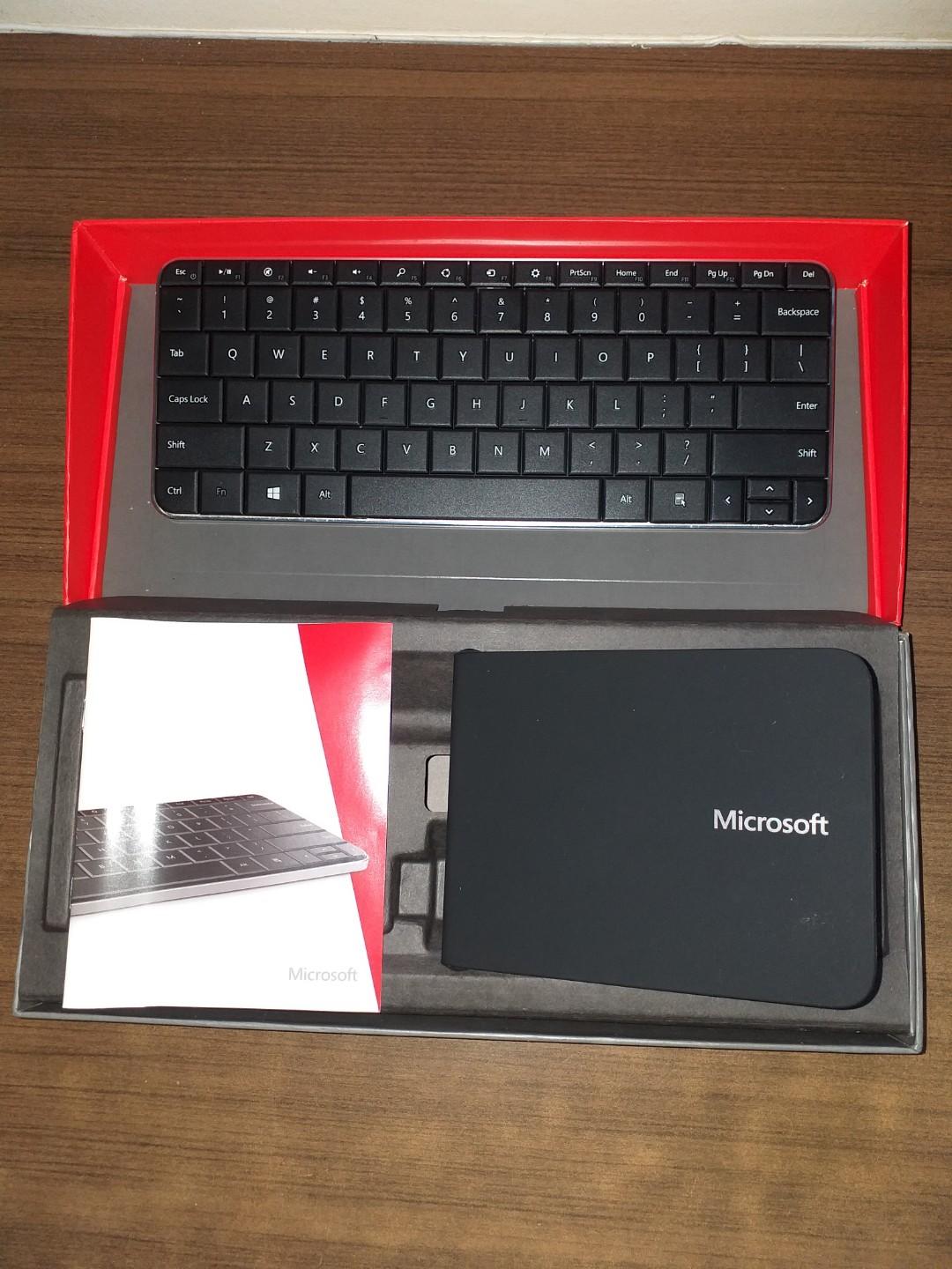 Microsoft Keyboard bluetooth enabled for laptops, Computers & Tech ...