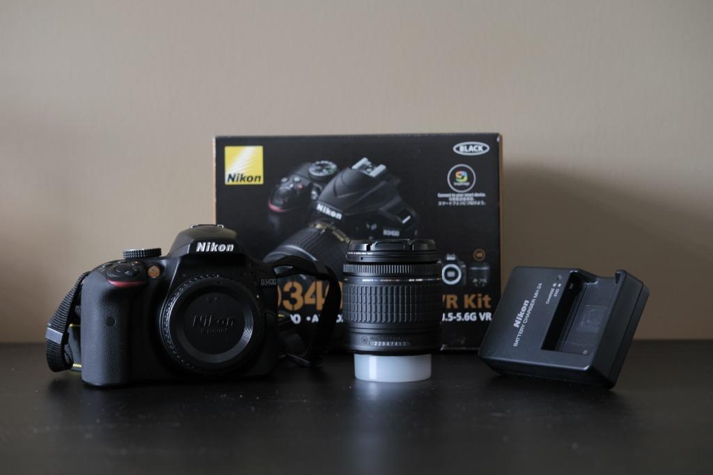 NIKON D3400 WITH KIT LENS [EXCELLENT CONDITION], Photography, Cameras ...