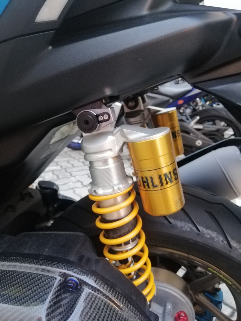 Ohlins Aerox absorber (Ori 100%), Motorcycles, Motorcycle Accessories ...