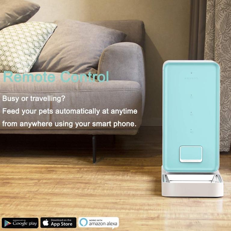 PETKIT Automatic pet feeder, smart cat feed, dog feeder with Wi-Fi enabled, Android app, iOS and ...