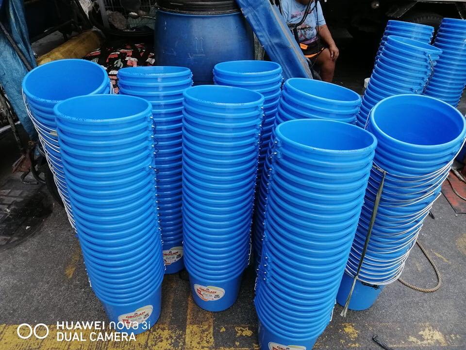 Plastic pail 12 liters, Furniture & Home Living, Kitchenware ...