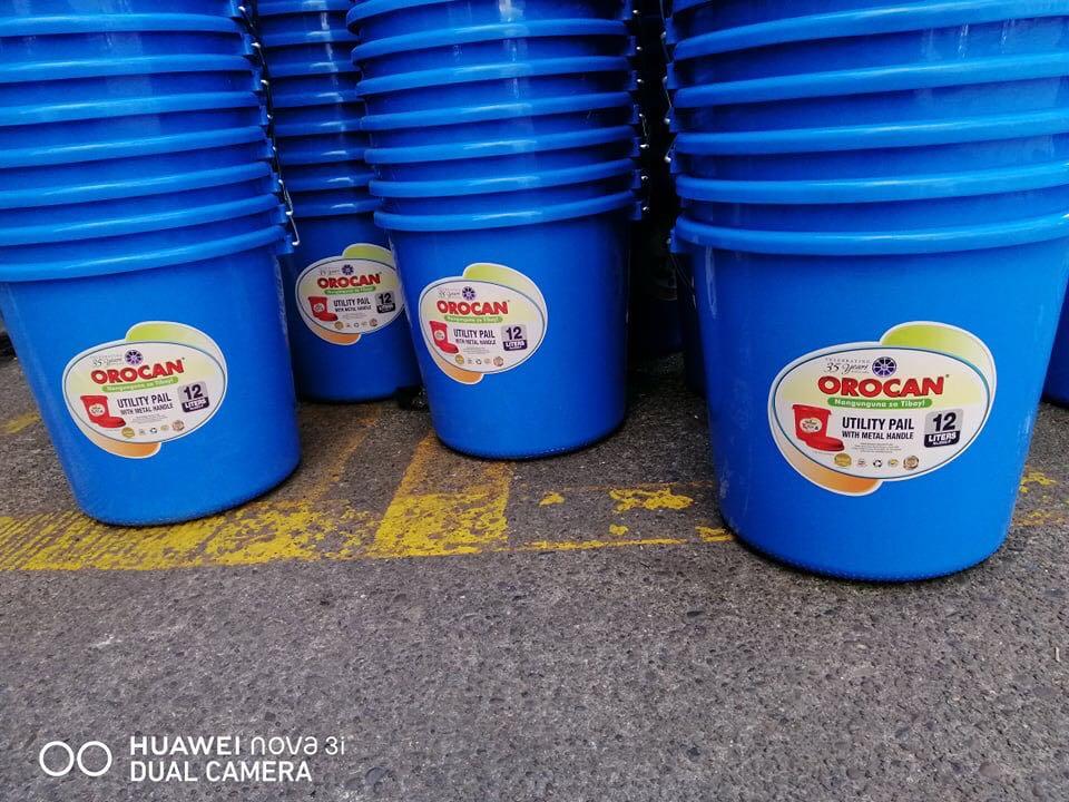 Plastic pail 12 liters, Furniture & Home Living, Kitchenware ...