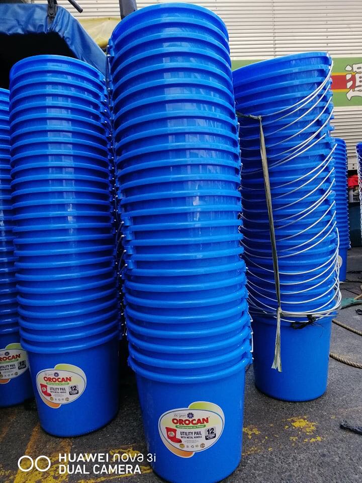 Plastic pail 12 liters, Furniture & Home Living, Kitchenware ...