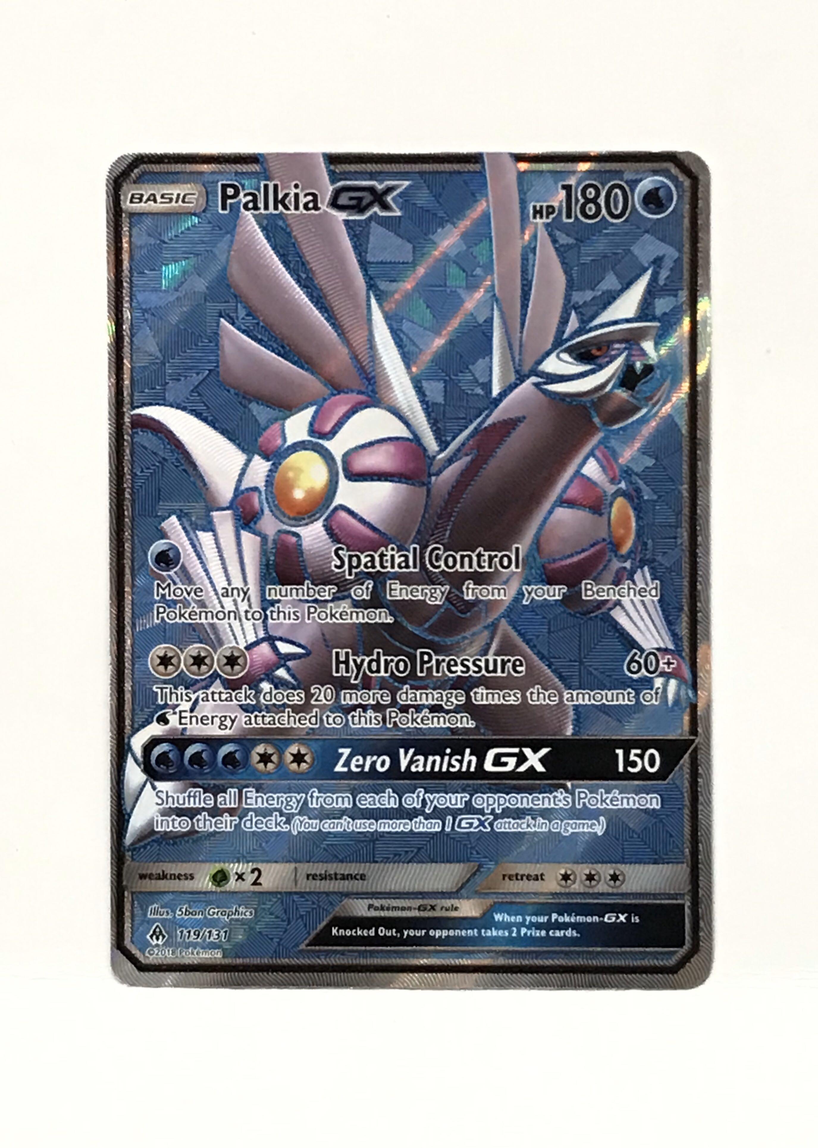 Pokemon Palkia GX - 119/131 - Full Art Ultra Rare, Hobbies & Toys, Toys ...