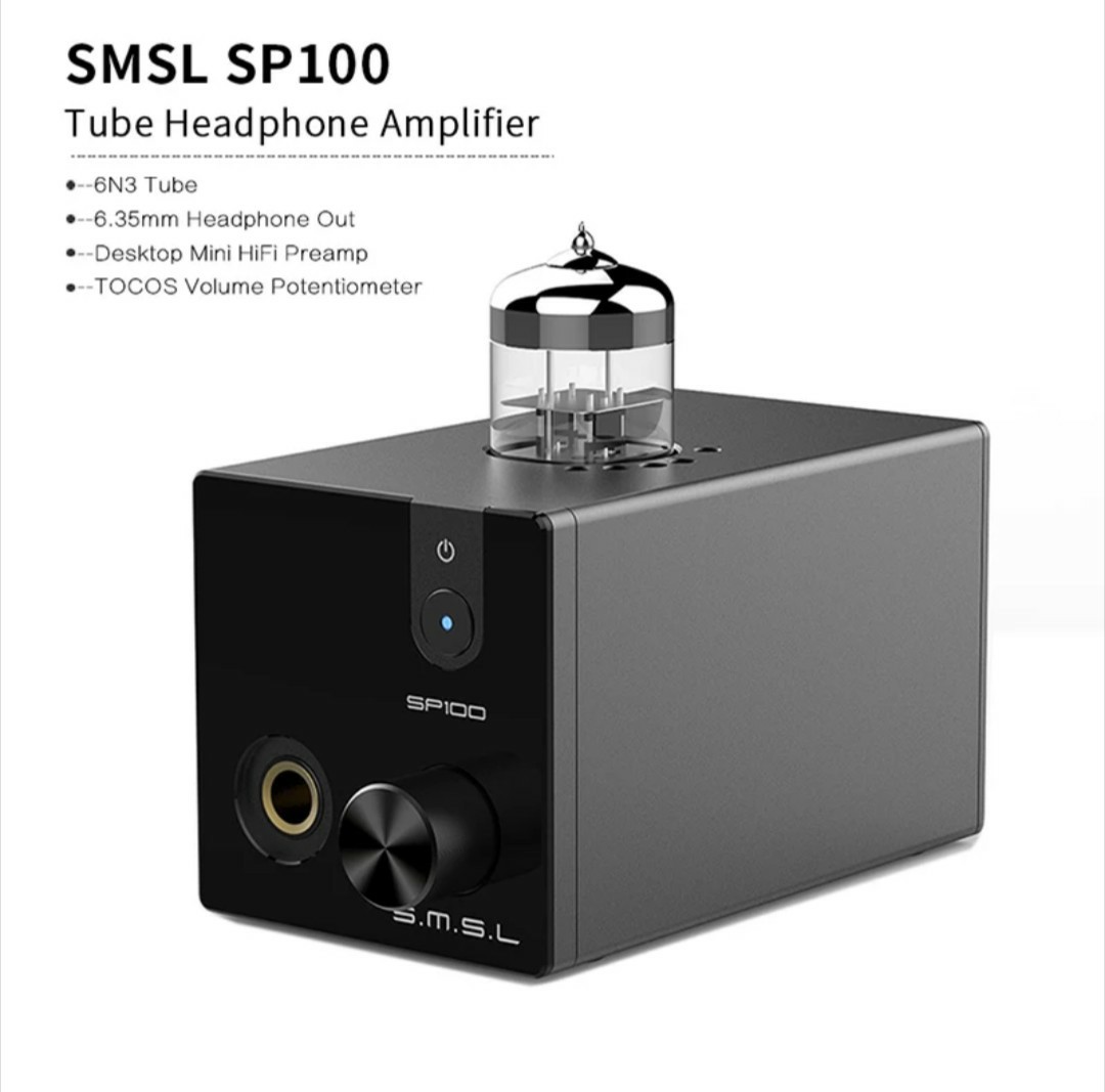SMSL sp100 tube headphone amplifier, Audio, Soundbars, Speakers ...