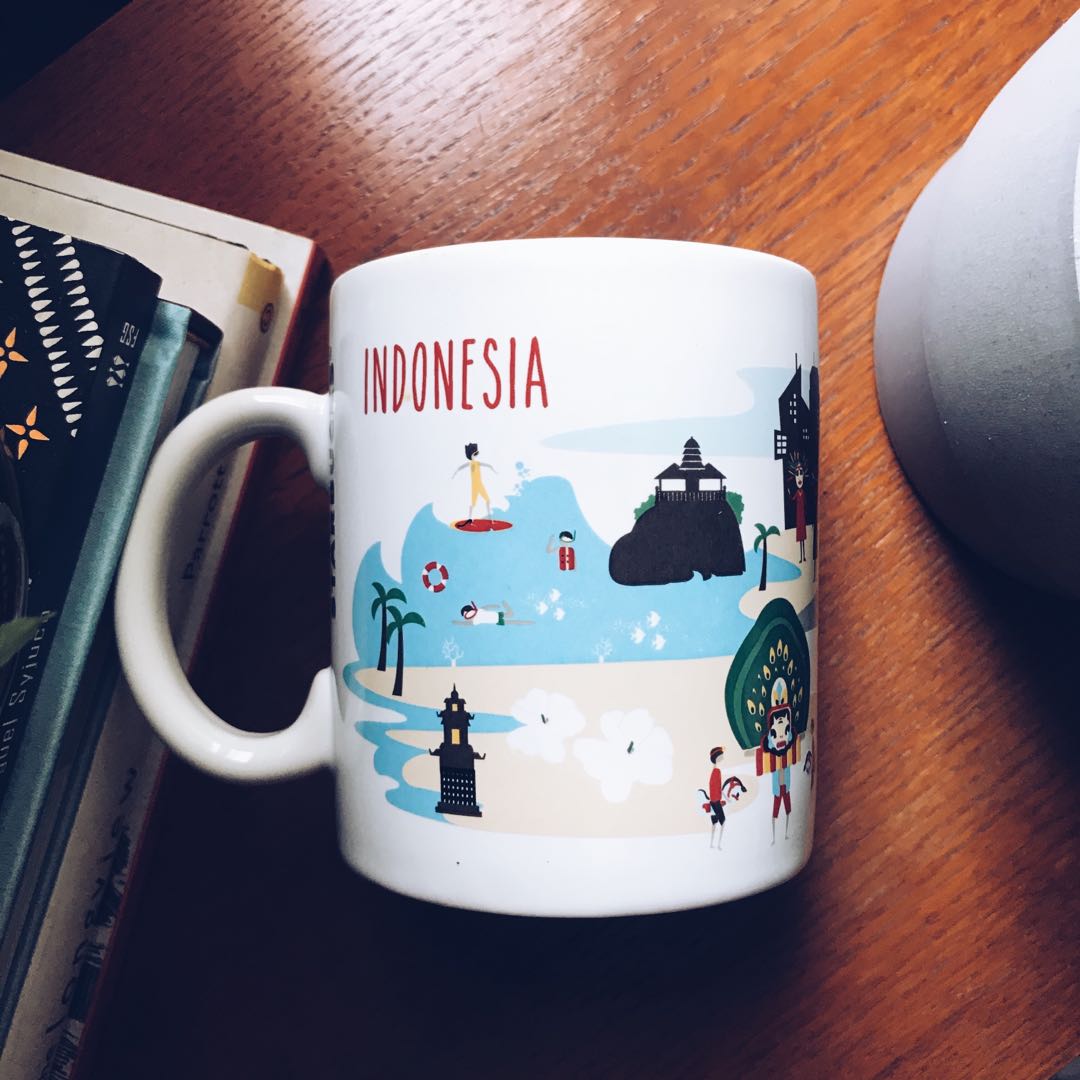 Original Starbucks Indonesia mug, Furniture & Home Living, Kitchenware ...