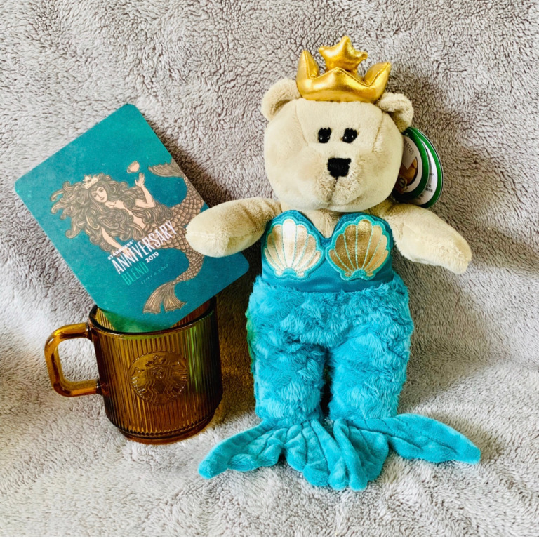 Starbucks Siren Mermaid Bearista Bear Plush, Hobbies & Toys, Collectibles & Memorabilia, Vintage ...