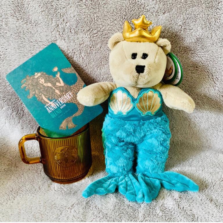 Starbucks Siren Mermaid Bearista Bear Plush, Hobbies & Toys, Collectibles & Memorabilia, Vintage ...