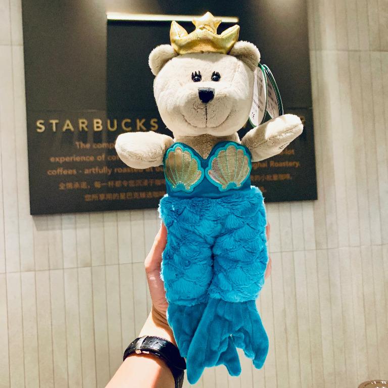 Starbucks Siren Mermaid Bearista Bear Plush, Hobbies & Toys, Collectibles & Memorabilia, Vintage ...