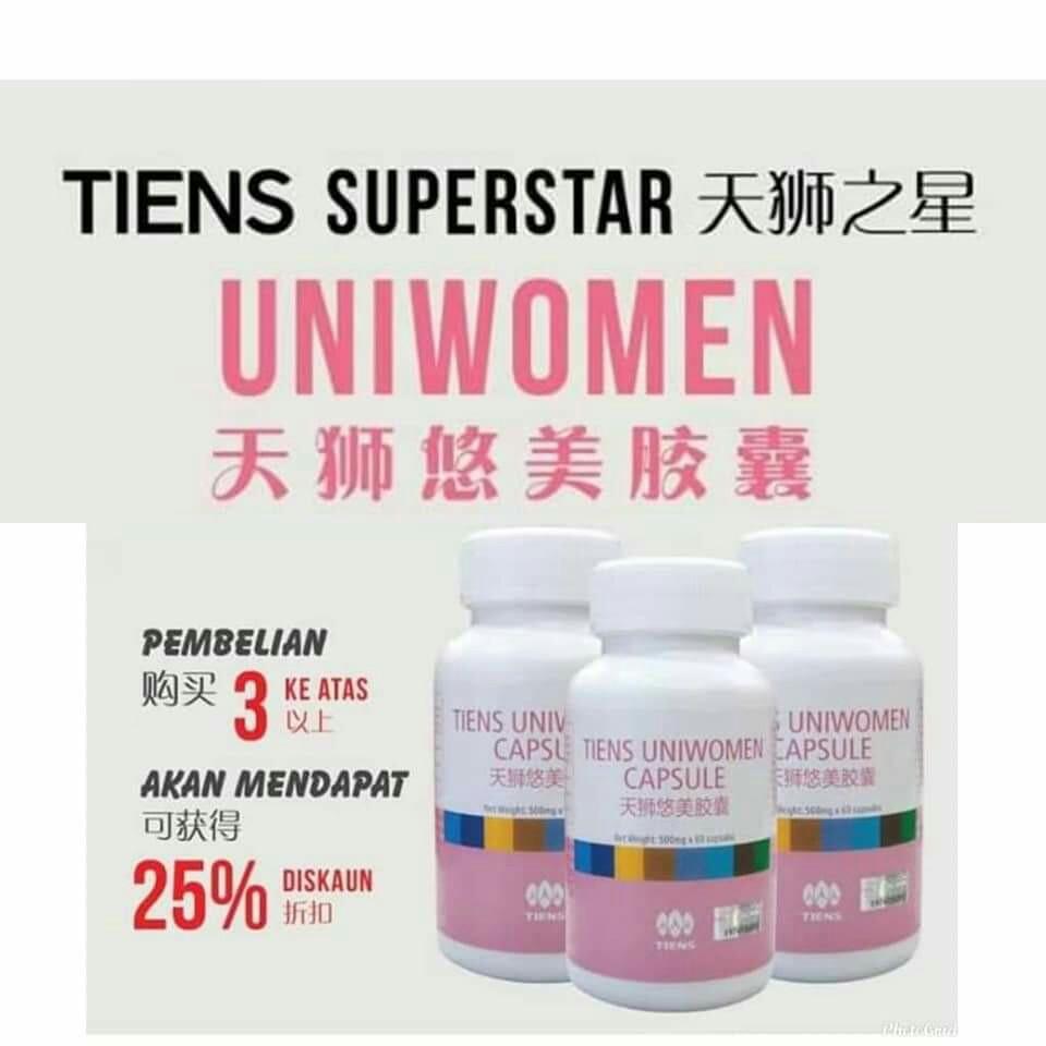 Uniwomen capsule tiens, Health & Nutrition, Health Supplements, Sports ...