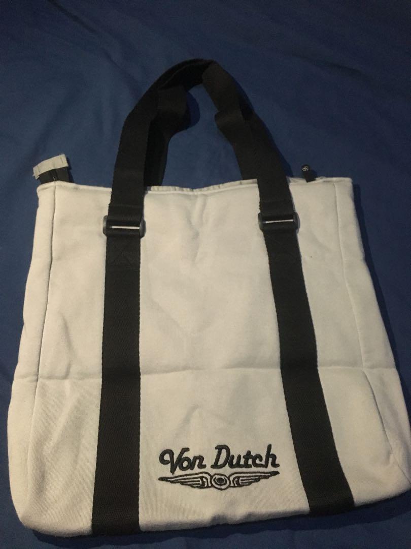 Von Dutch Original Tote Bag, Women's Fashion, Bags & Wallets, Cross ...