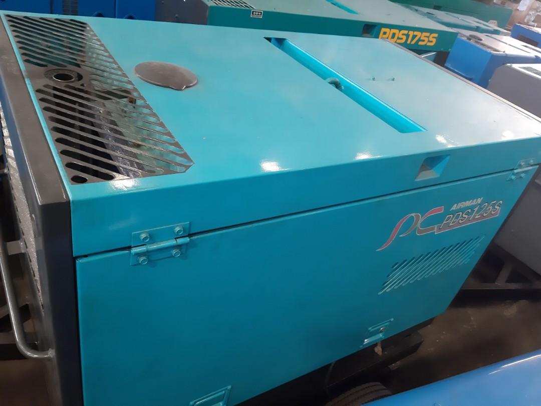 125 cfm Airman Air Compressor, Commercial & Industrial, Industrial ...