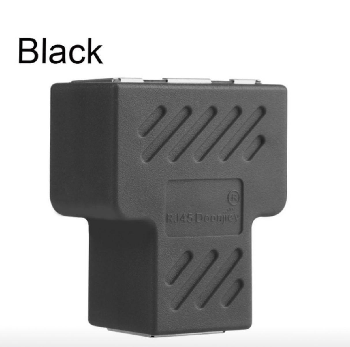 1 to 2 Lan Ethernet network cable RG45 splatter Extender Adapter ...