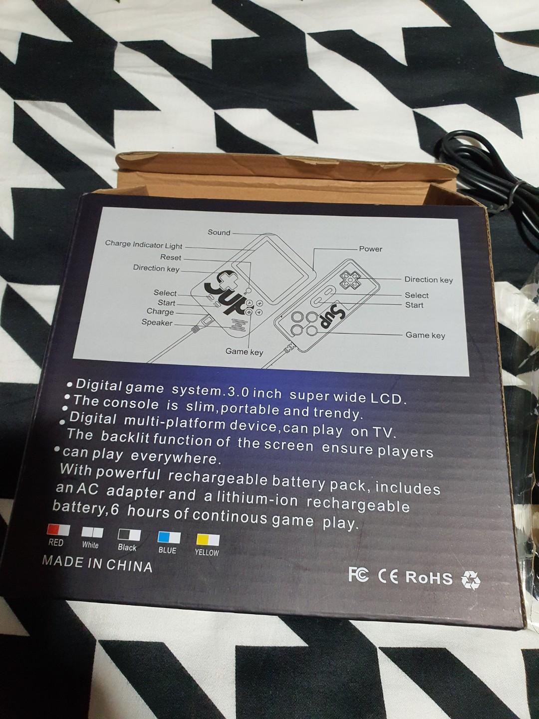 3" LED Large Screen SUP mini handheld, Video Gaming, Video Game ...