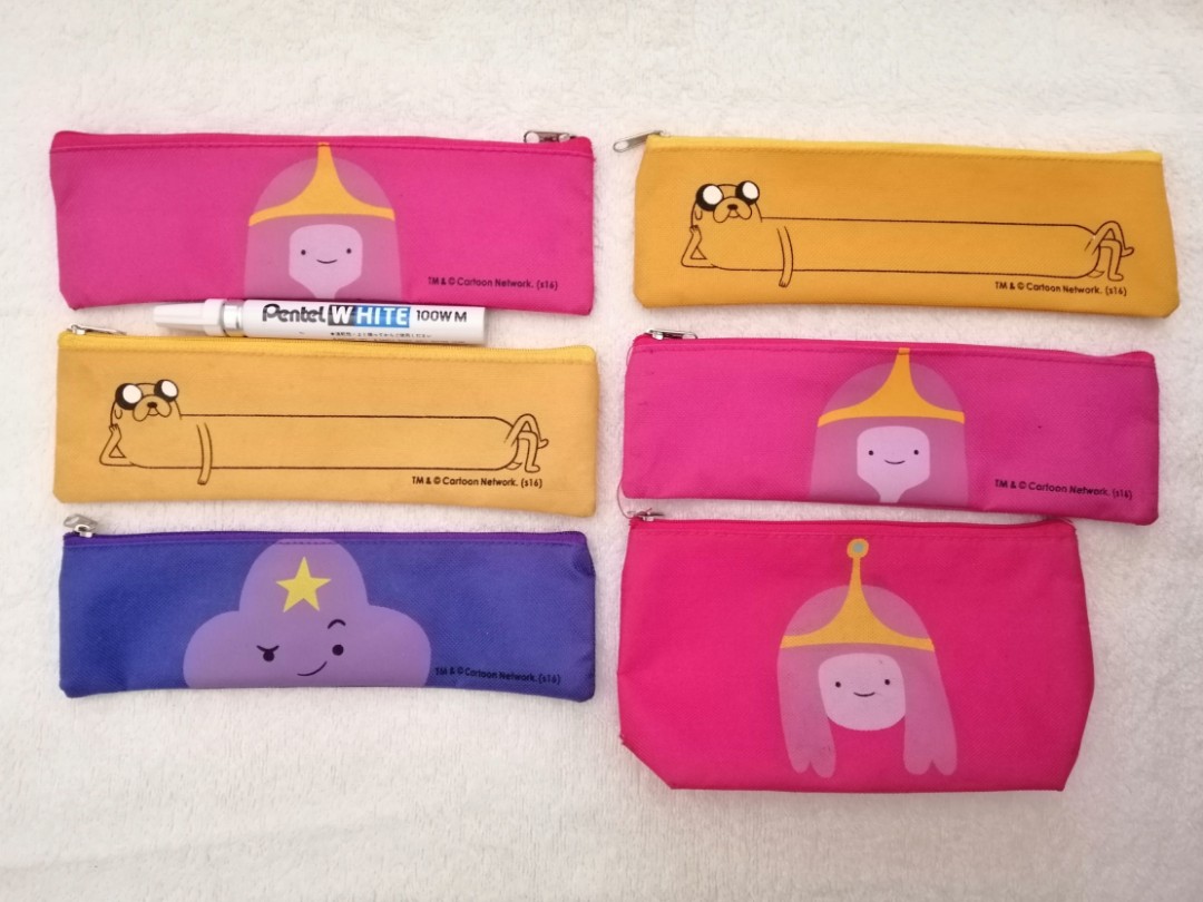 Adventure Time Cartoon Network Pencil Soft Canvas Pencil Case, Hobbies ...