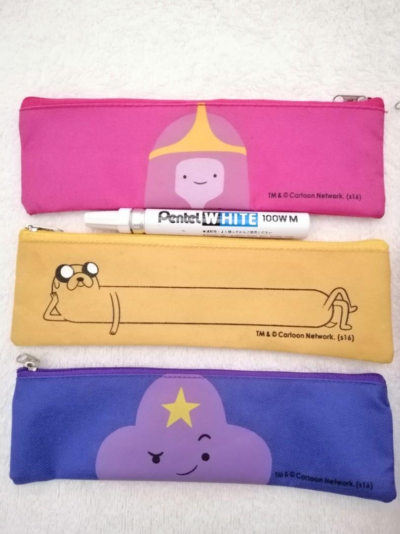 Adventure Time Cartoon Network Pencil Soft Canvas Pencil Case, Hobbies ...
