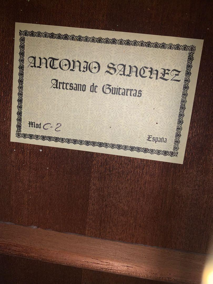 Antonio Sanchez classical guitar, Hobbies & Toys, Music & Media ...