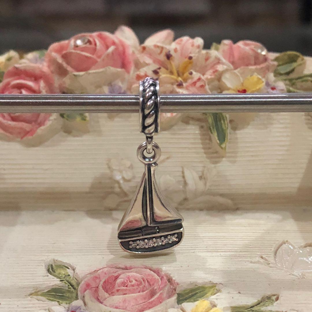 Pandora Sailboat Dangle Charm, Women's Fashion, Jewelry & Organizers ...
