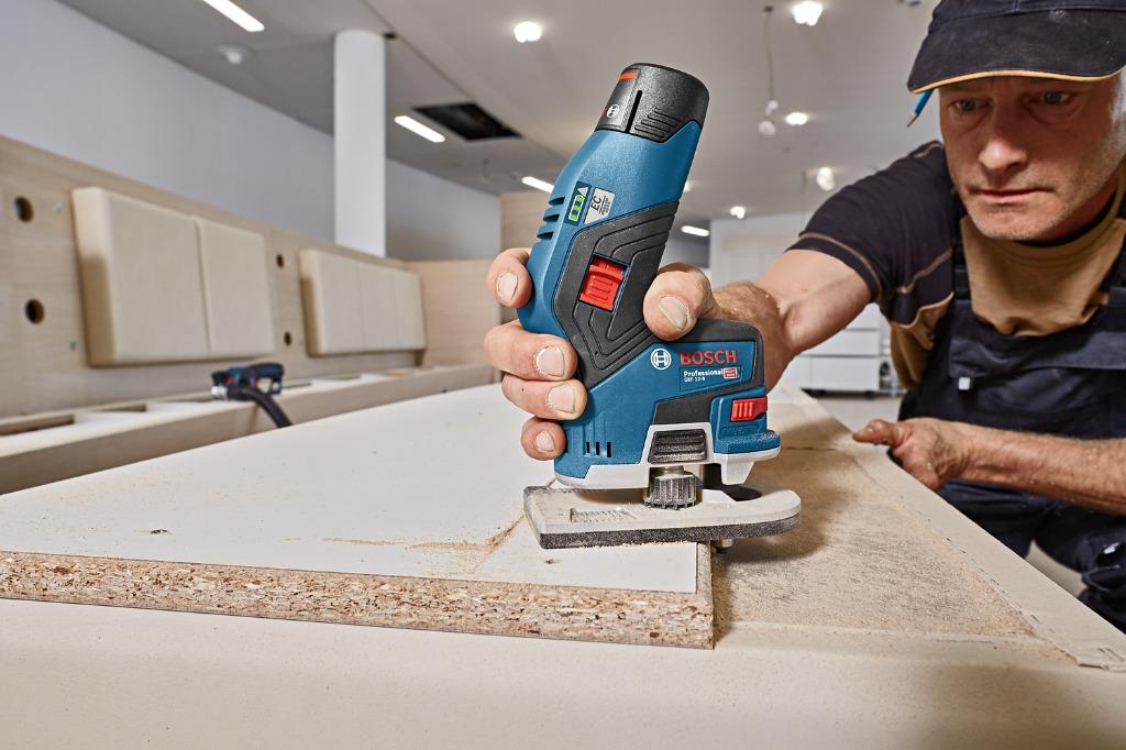 Bosch GKF 12V-8 Cordless Palm Router (Bare Tool), Commercial ...