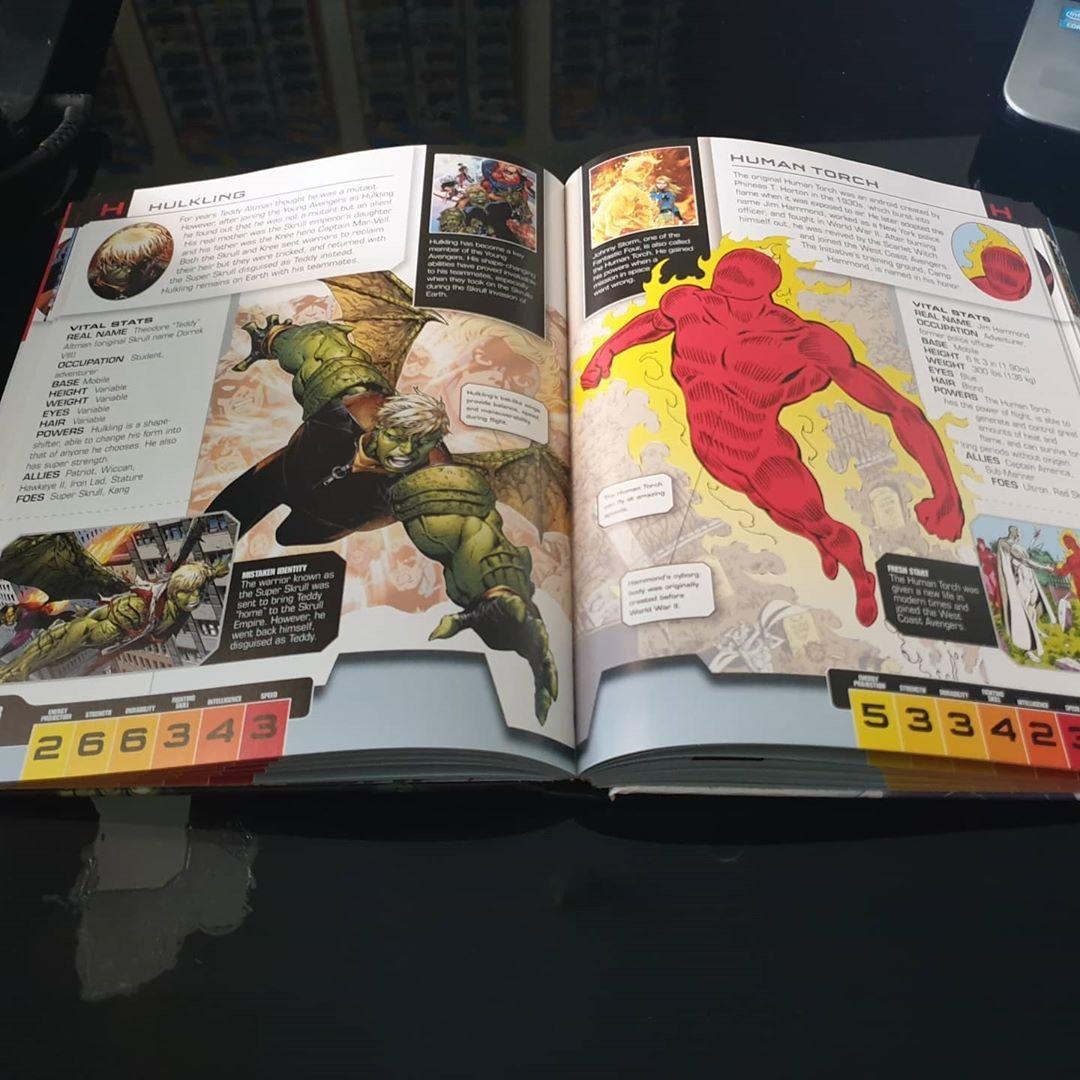 Buku Marvel Avengers "The Ultimate Character Guide" hard cover, Buku ...