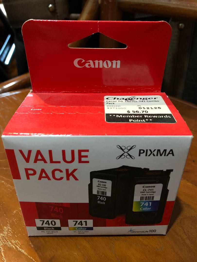 Canon Pixma Value Pack Black & Color Fine Cartridge, Computers & Tech ...