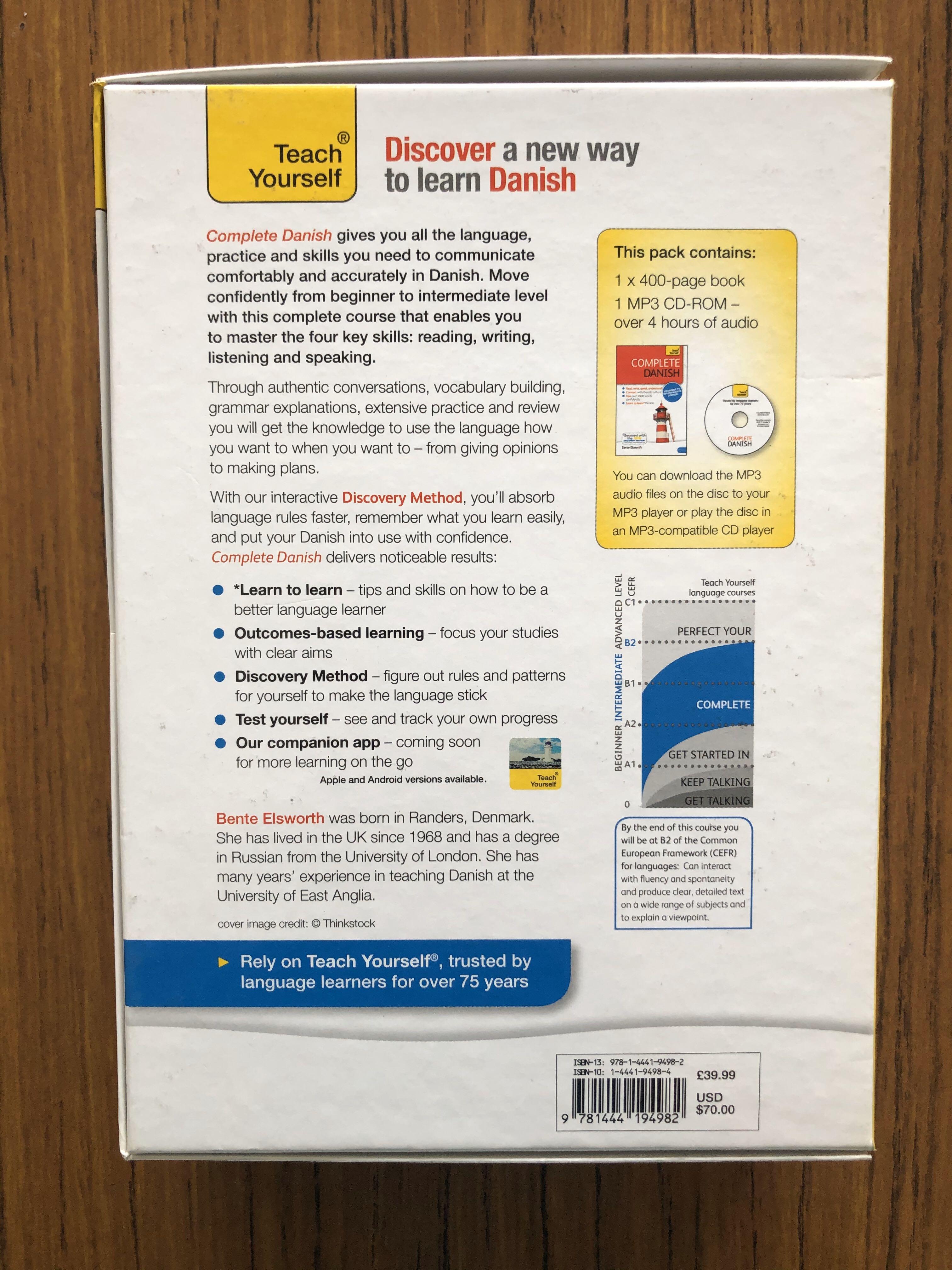 Complete Danish - beginner to intermediate course, Hobbies & Toys ...