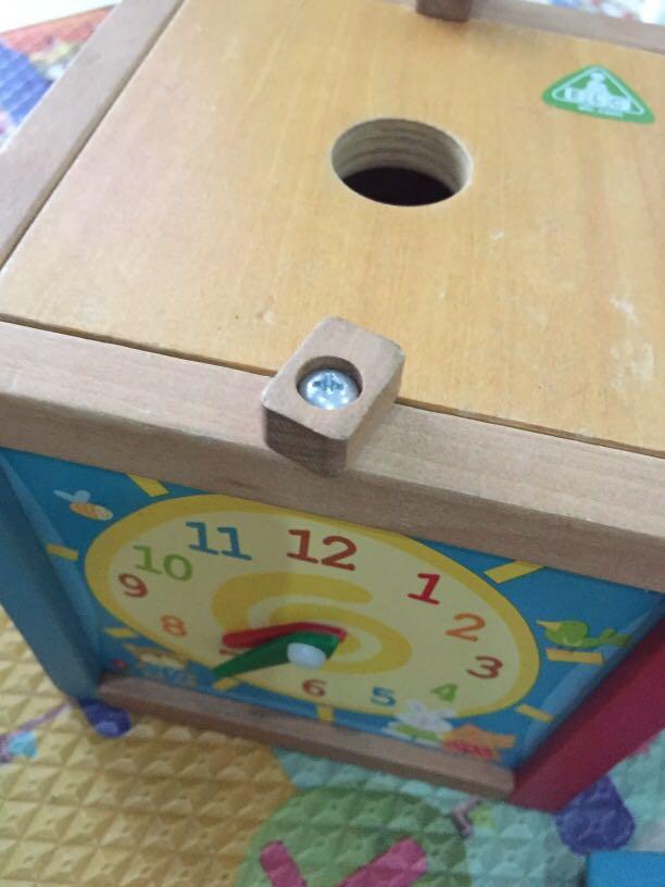 ELC Wooden Activity Box, Bayi & Anak, Mainan & Baby Walker di Carousell